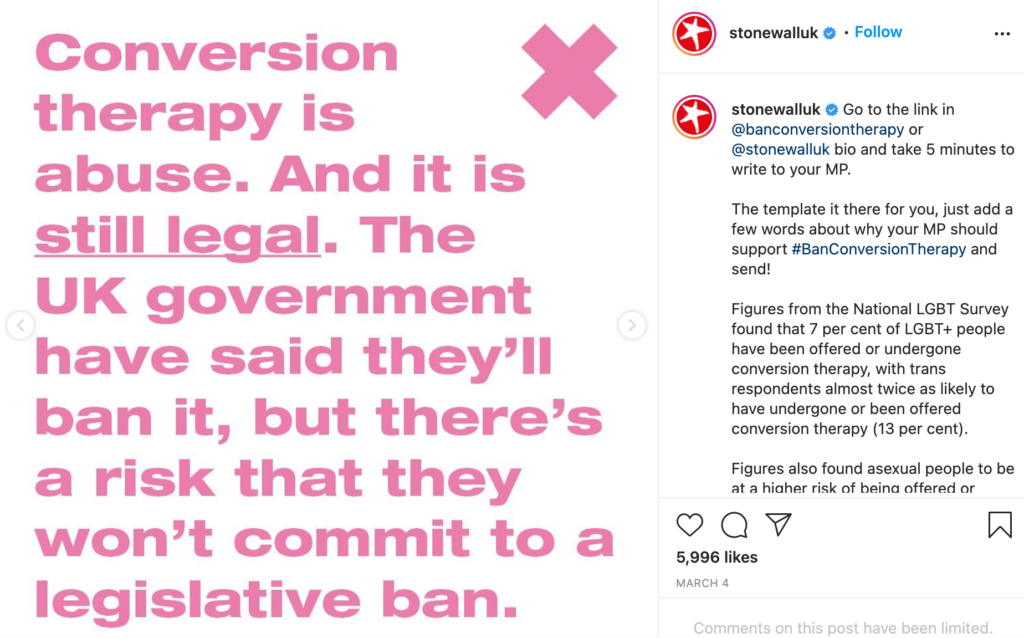 Why is conversion therapy still legal in the UK? - Thred Website