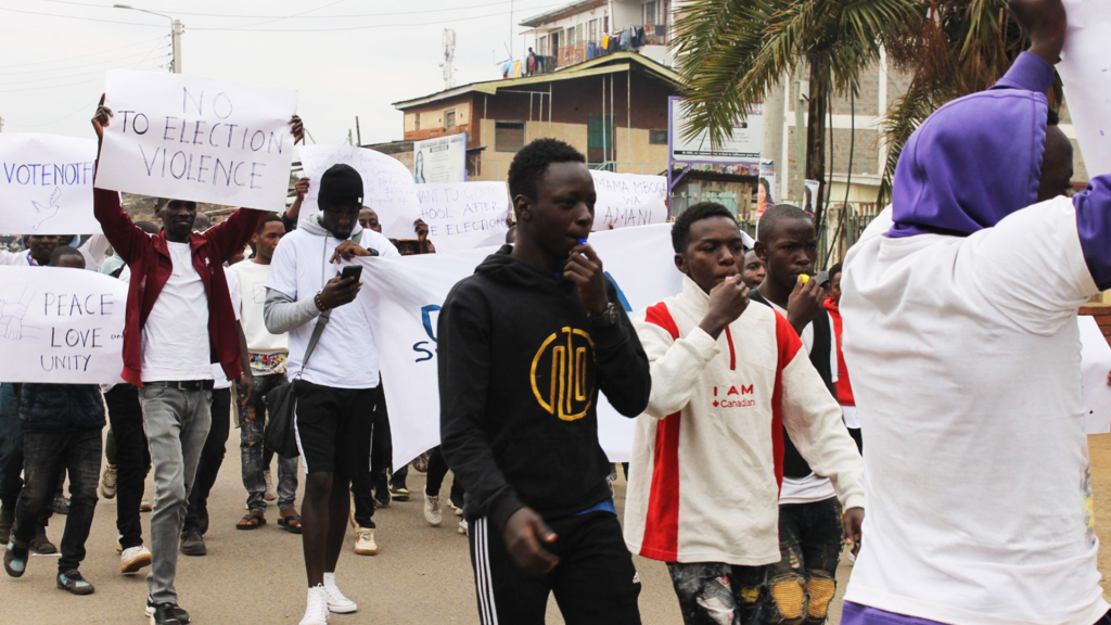 Gen Z stage peace walk ahead of Kenyan elections - Thred Website